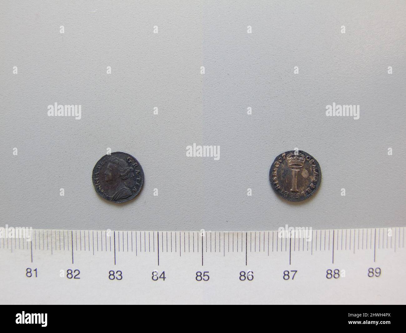 1 Penny of Anne, Queen of Great Britain from London. Ruler: Anne, Queen ...