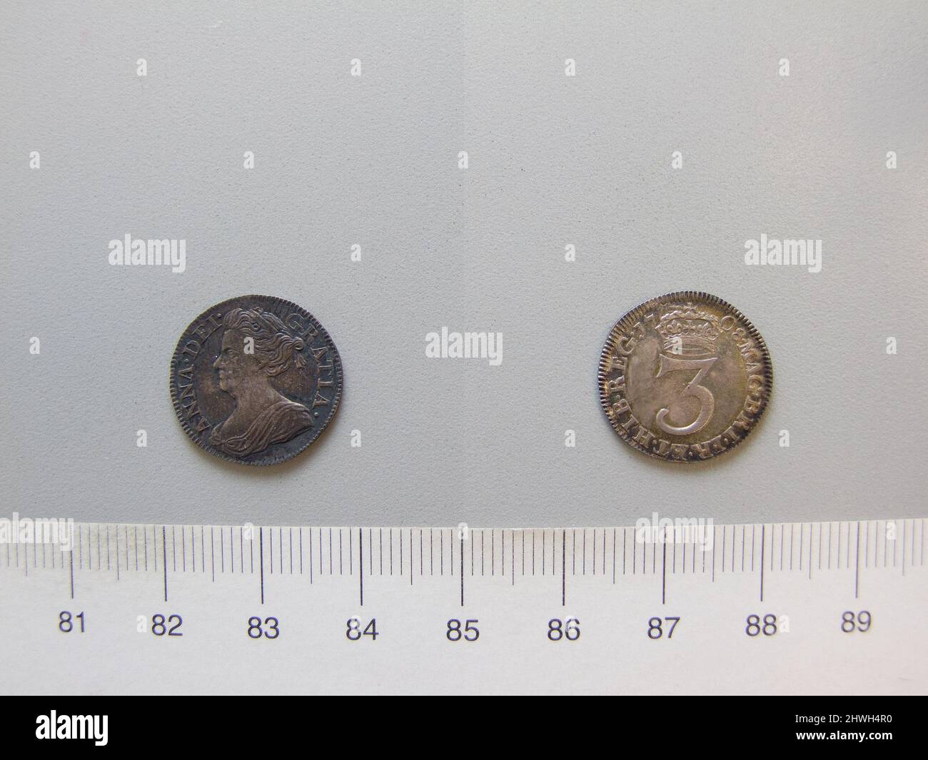 Threepence of Anne, Queen of Great Britain from London. Ruler: Anne ...
