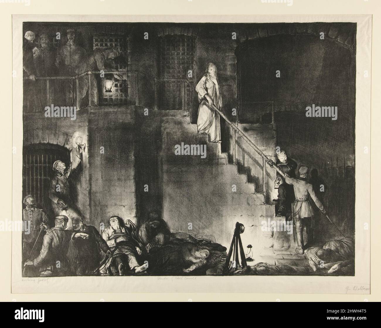 Murder edith cavell george bellows hi-res stock photography and images ...