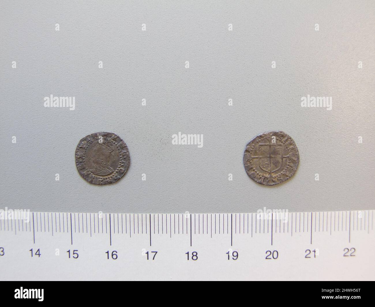 1 Penny of Elizabeth I, Queen of England from London. Ruler: Elizabeth ...