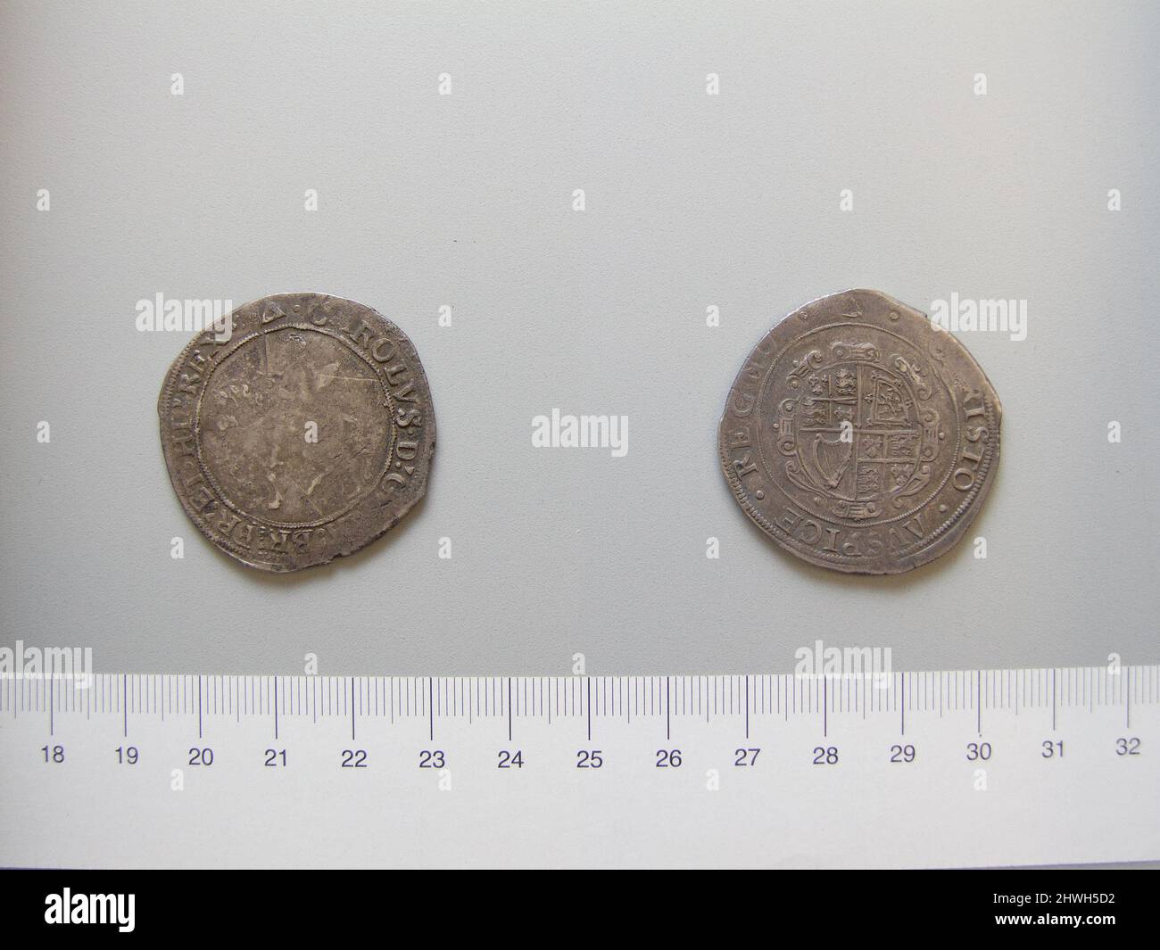 Halfcrown of Charles I, King of England from London. Ruler: Charles I ...