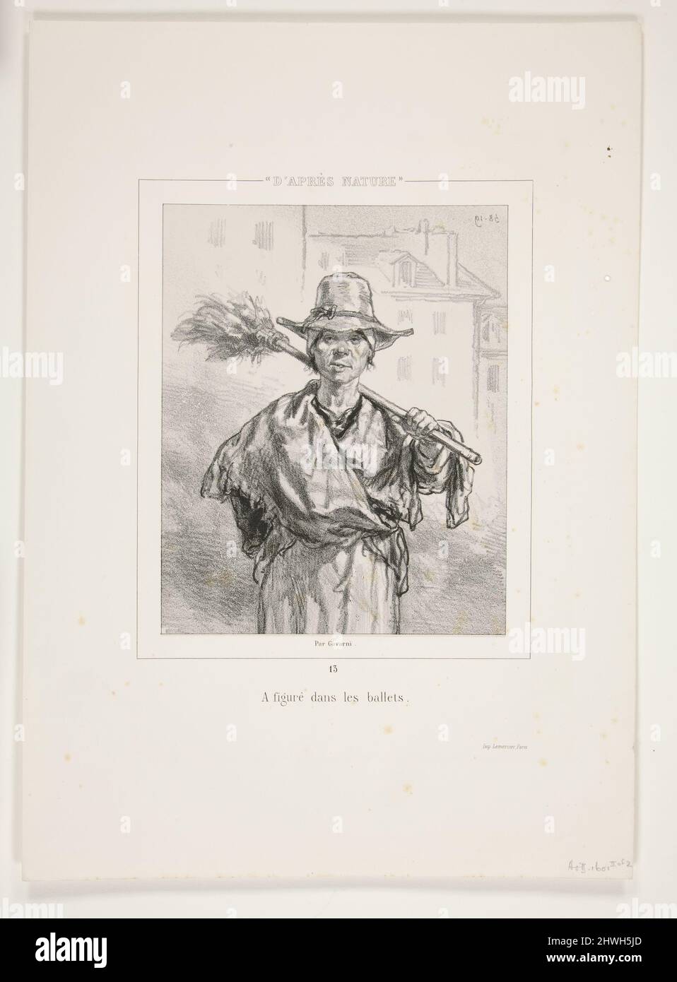 A figure dans les ballets.. Artist: Paul Gavarni, French, 1804–1866 ...