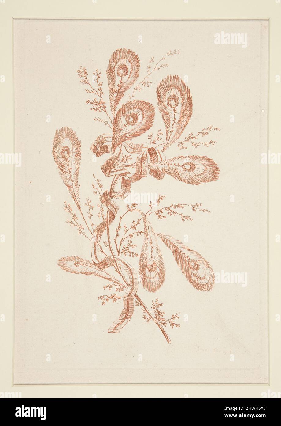 Untitled (Ideal Flowers), from a set of six. Artist: Jeanne Deny ...