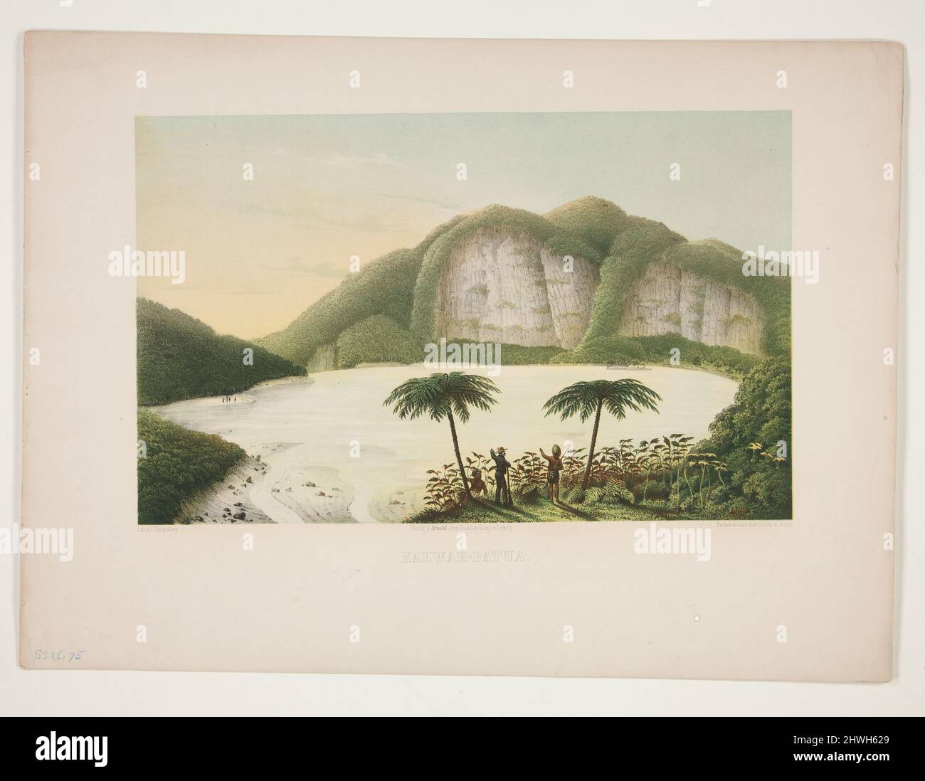 Kahwah - Patua (White Crater). Artist: Julius Friedrich Tempeltey ...