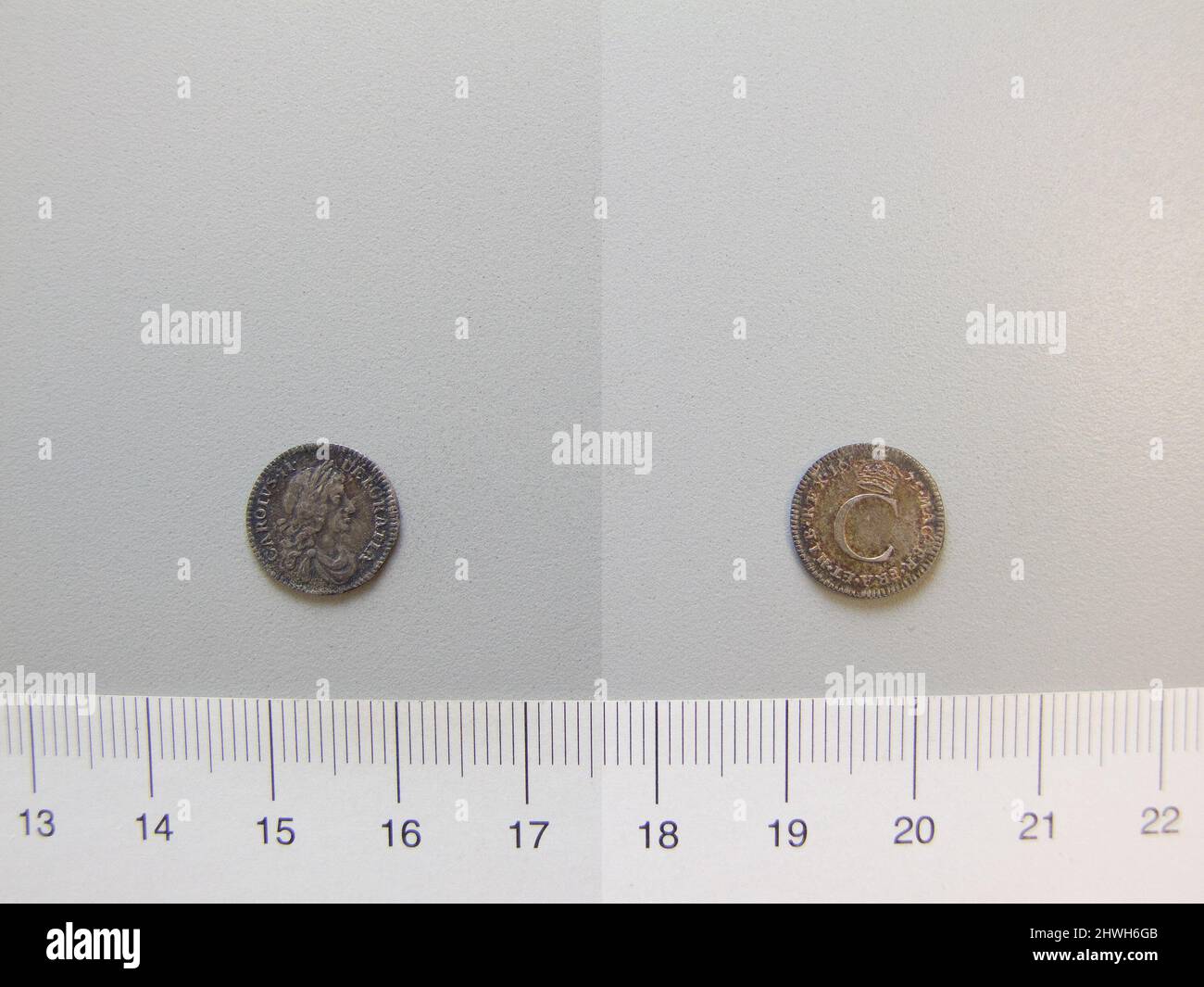 1 Penny of Charles II, King of England and Scotland from London. Ruler ...