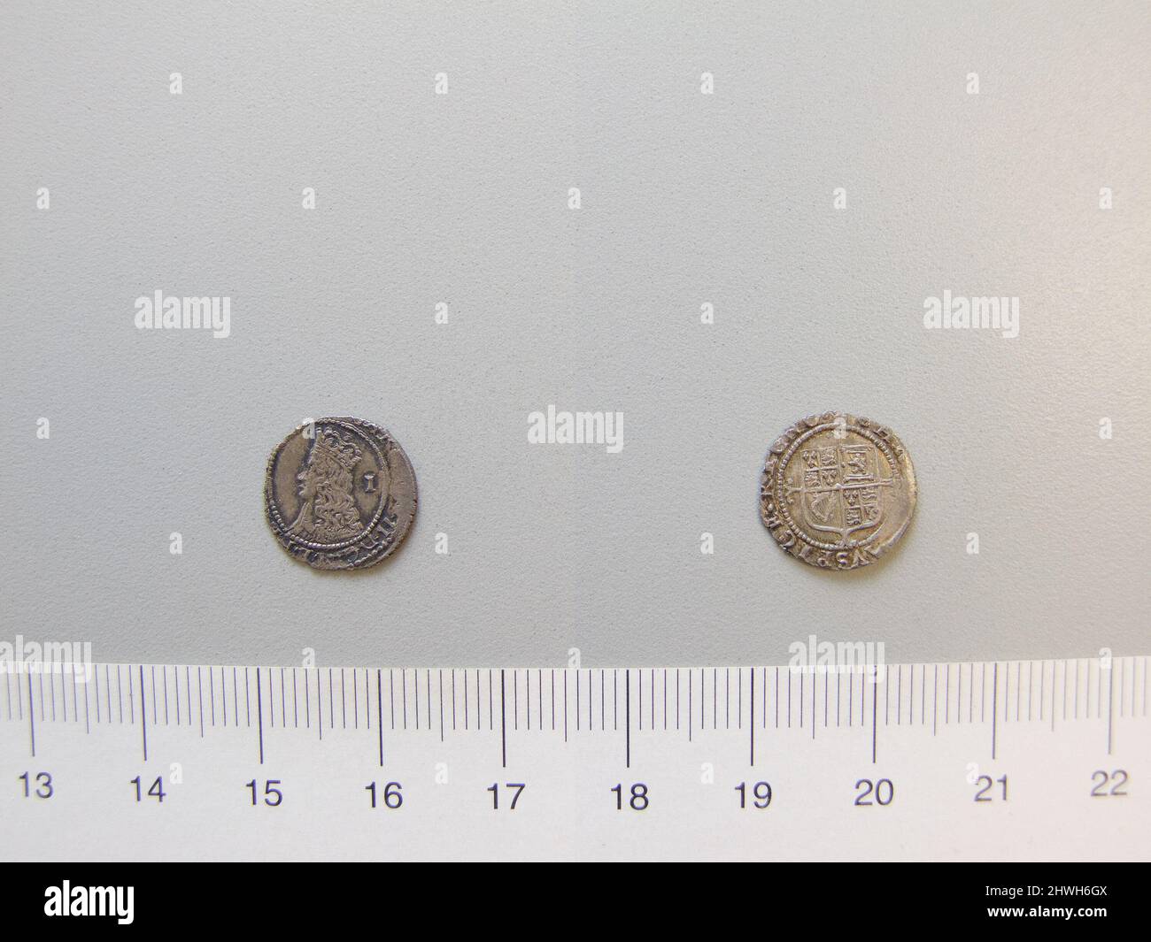 1 Penny of Charles II, King of England and Scotland from London. Ruler ...