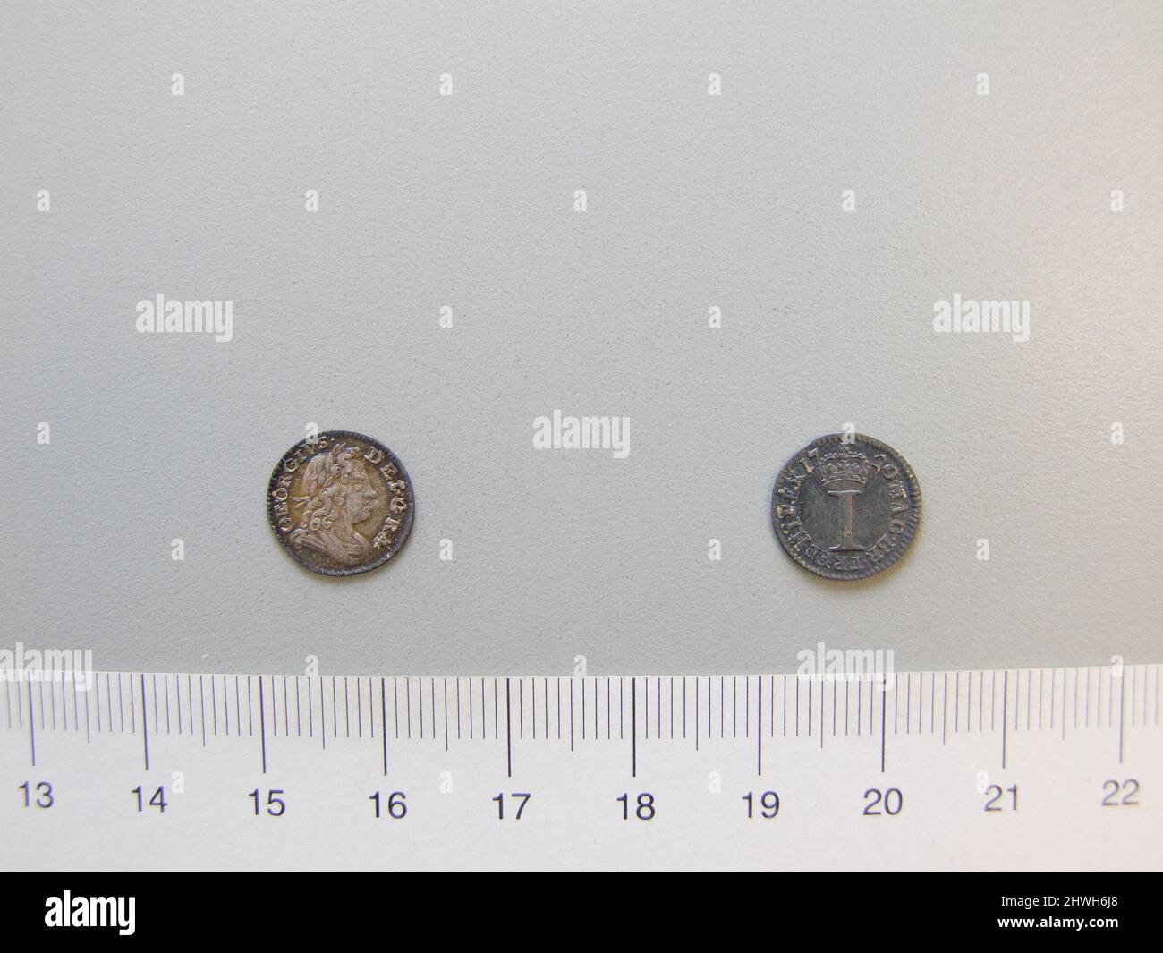 1 Penny of King George I from London. Ruler: George I, King of Great ...