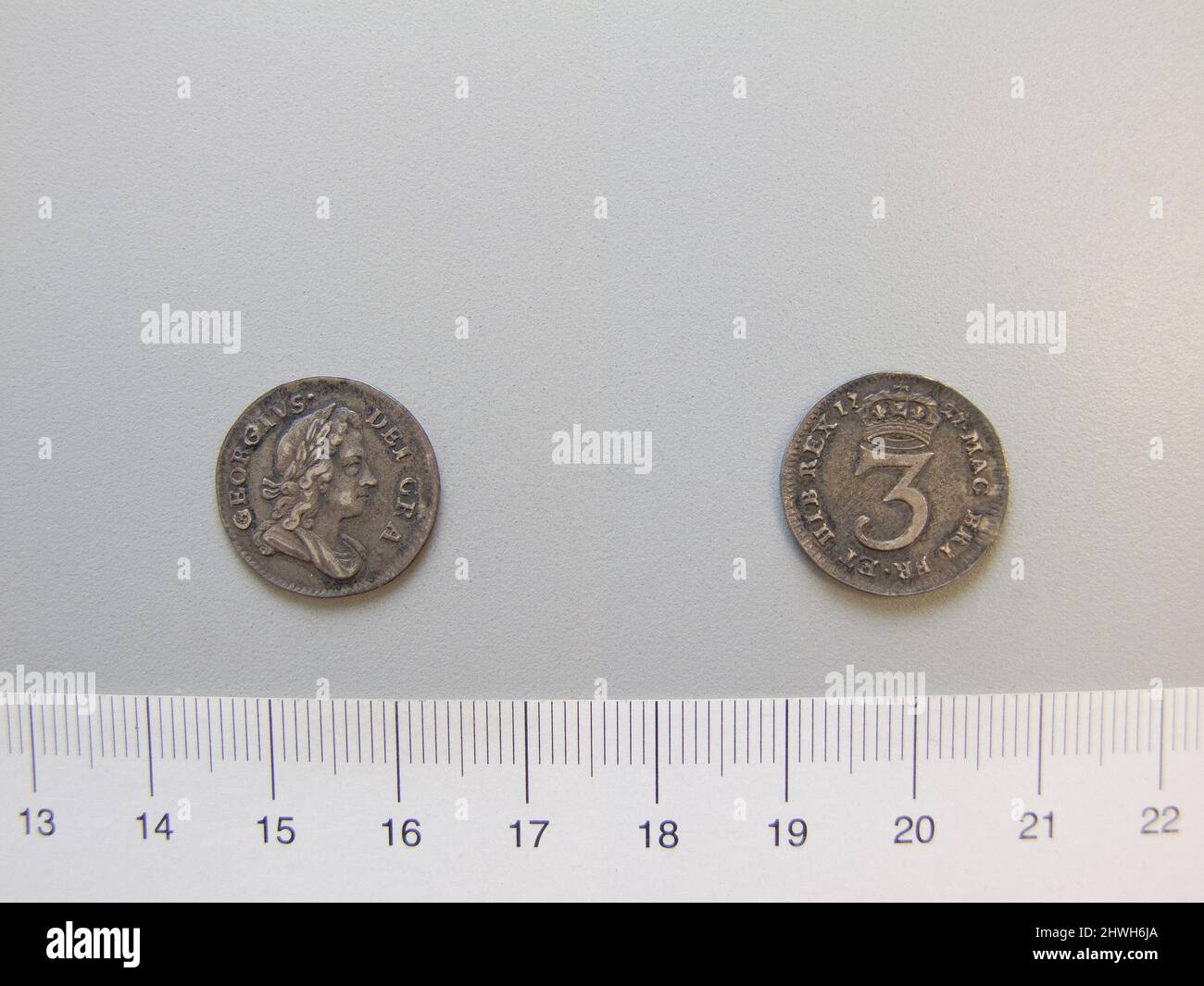Threepence of King George I from London. Ruler: George I, King of Great ...