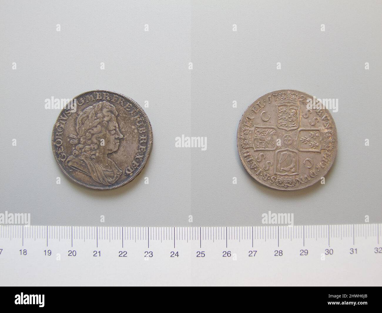 1 Crown of King George I from London. Ruler: George I, King of Great ...