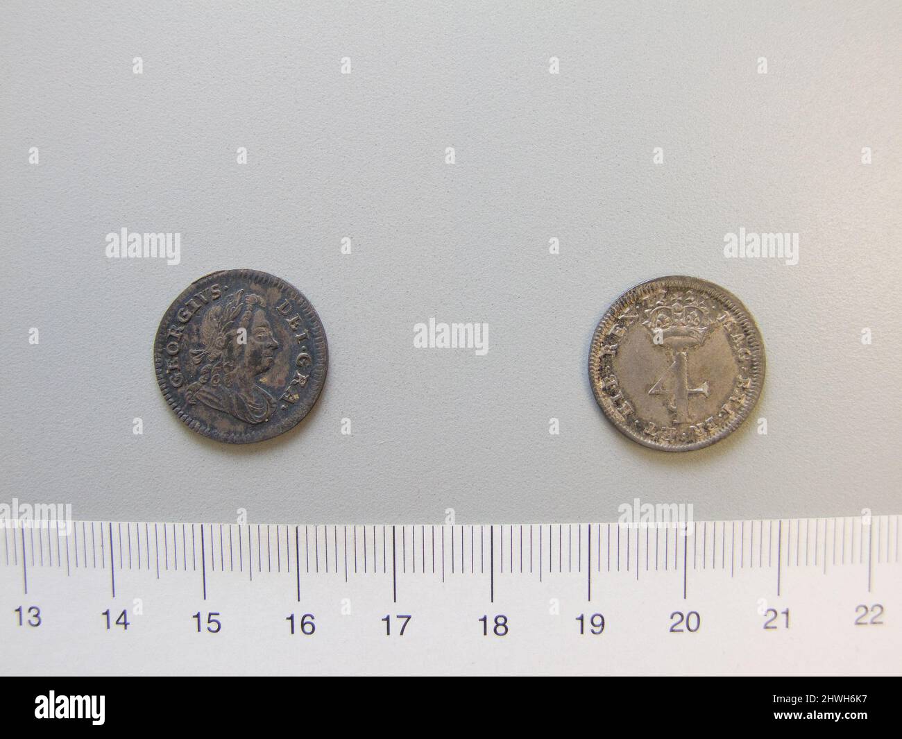 4 Pence of King George I from London. Ruler: George I, King of Great ...