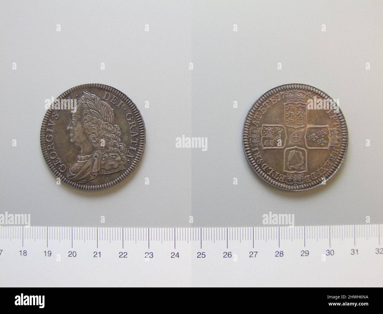 1 Crown of George II, King of England from London. Ruler: George II ...