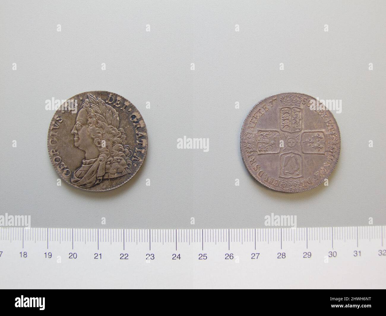 1 Crown of George II, King of England from London. Ruler: George II ...