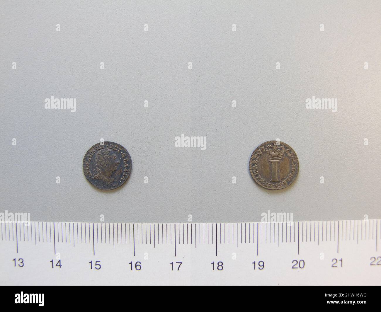 1 Penny of George III, King of Great Britain from London. Ruler: George ...