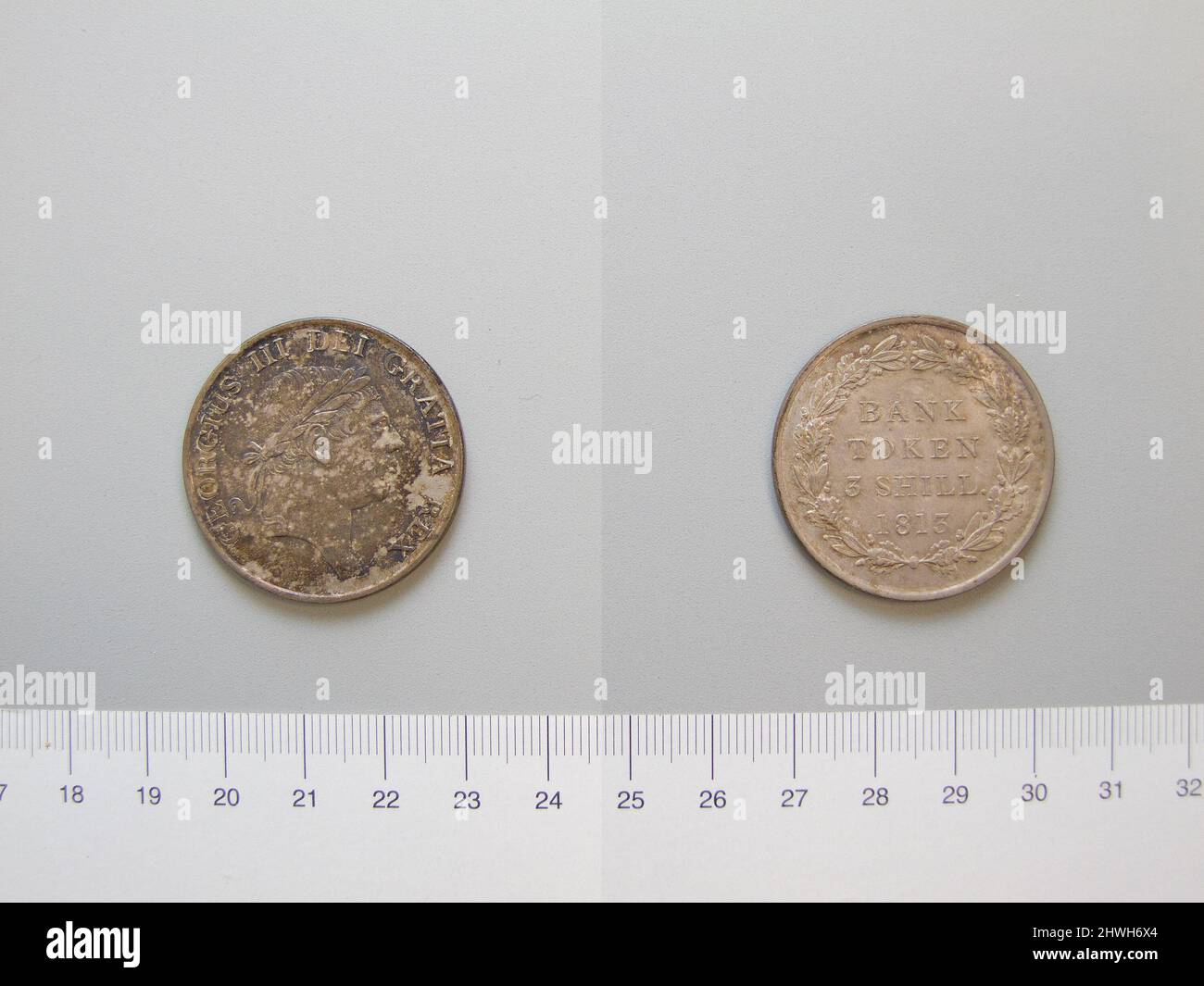 3 Shilling Piece of George III, King of Great Britain from London ...