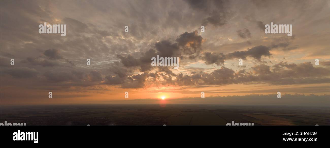 Sky grey clouds summer sunrise dawn hi-res stock photography and images ...