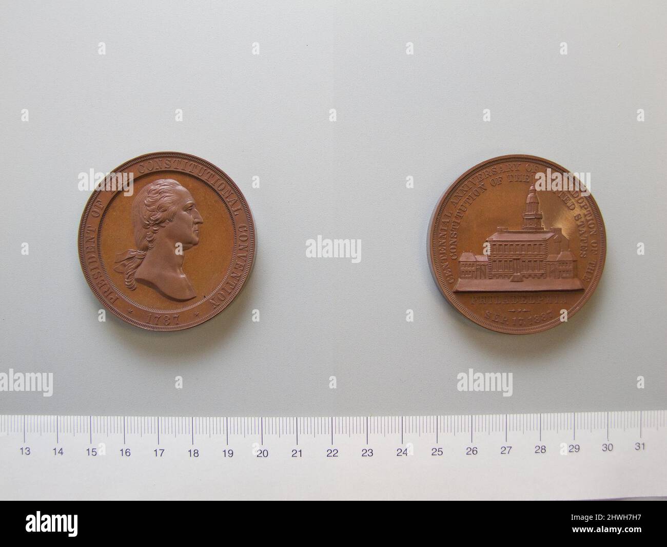 Medal Constitutional Convention George Washington. Honorand: George ...