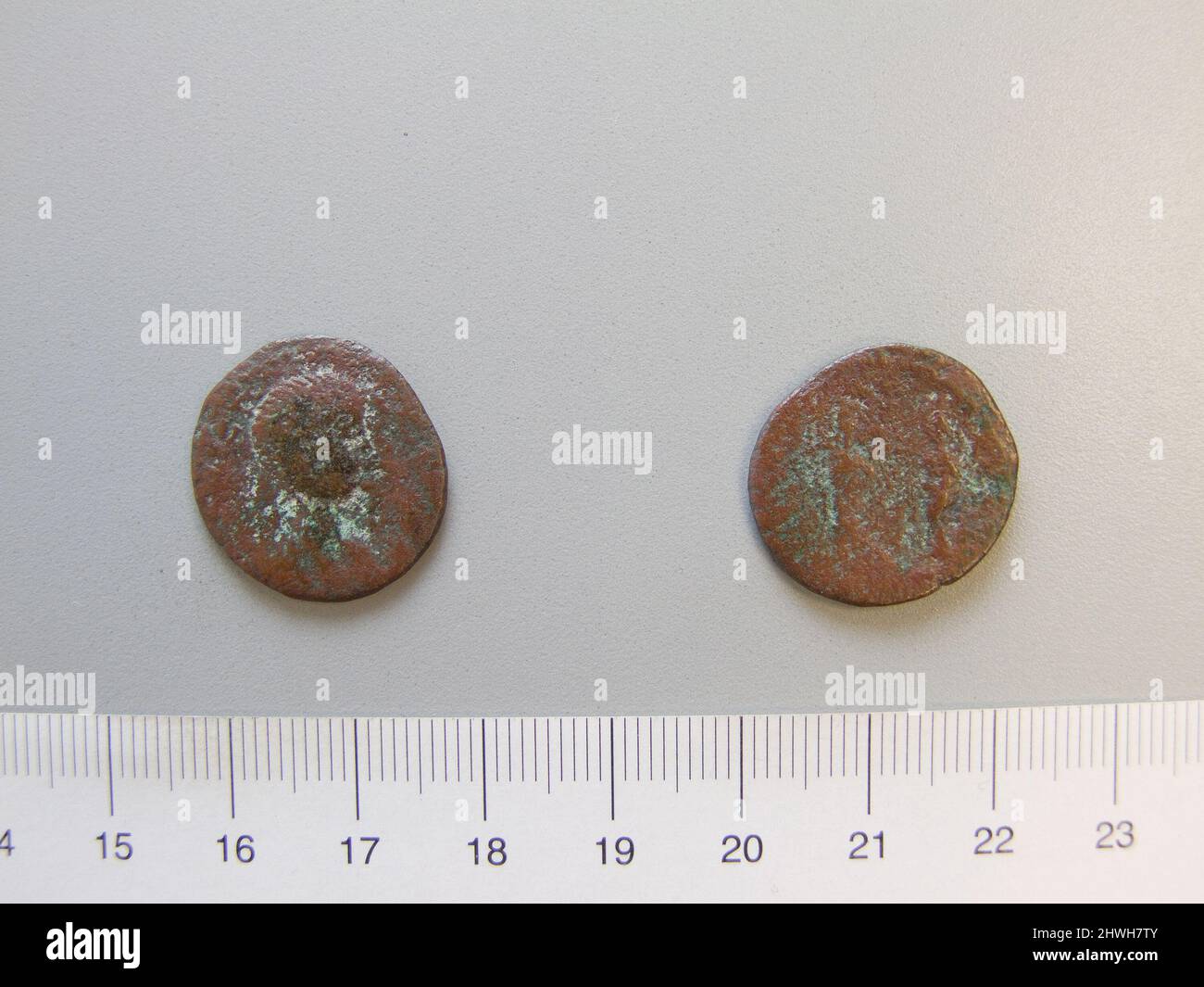 Coin of Geta Lucius Septimius, Emperor of Rome from Phigaleia. Ruler ...