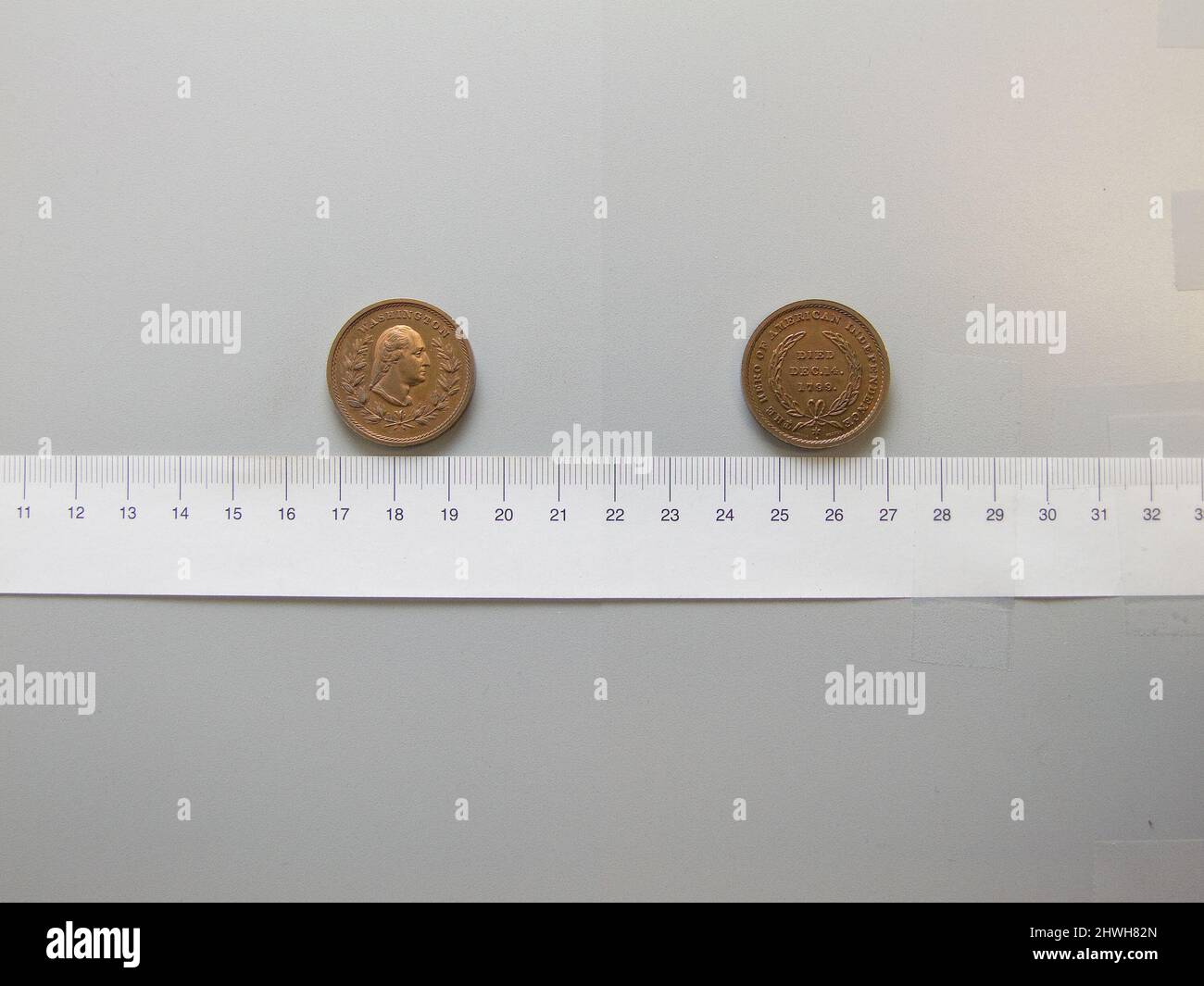 Medal of George Washington, The Hero of American Independence. Honorand ...