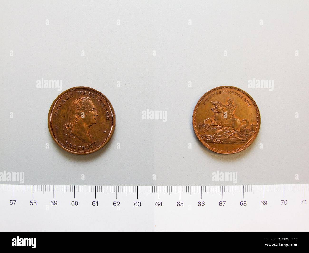 Medal of George Washington, Security. Honorand: George Washington ...