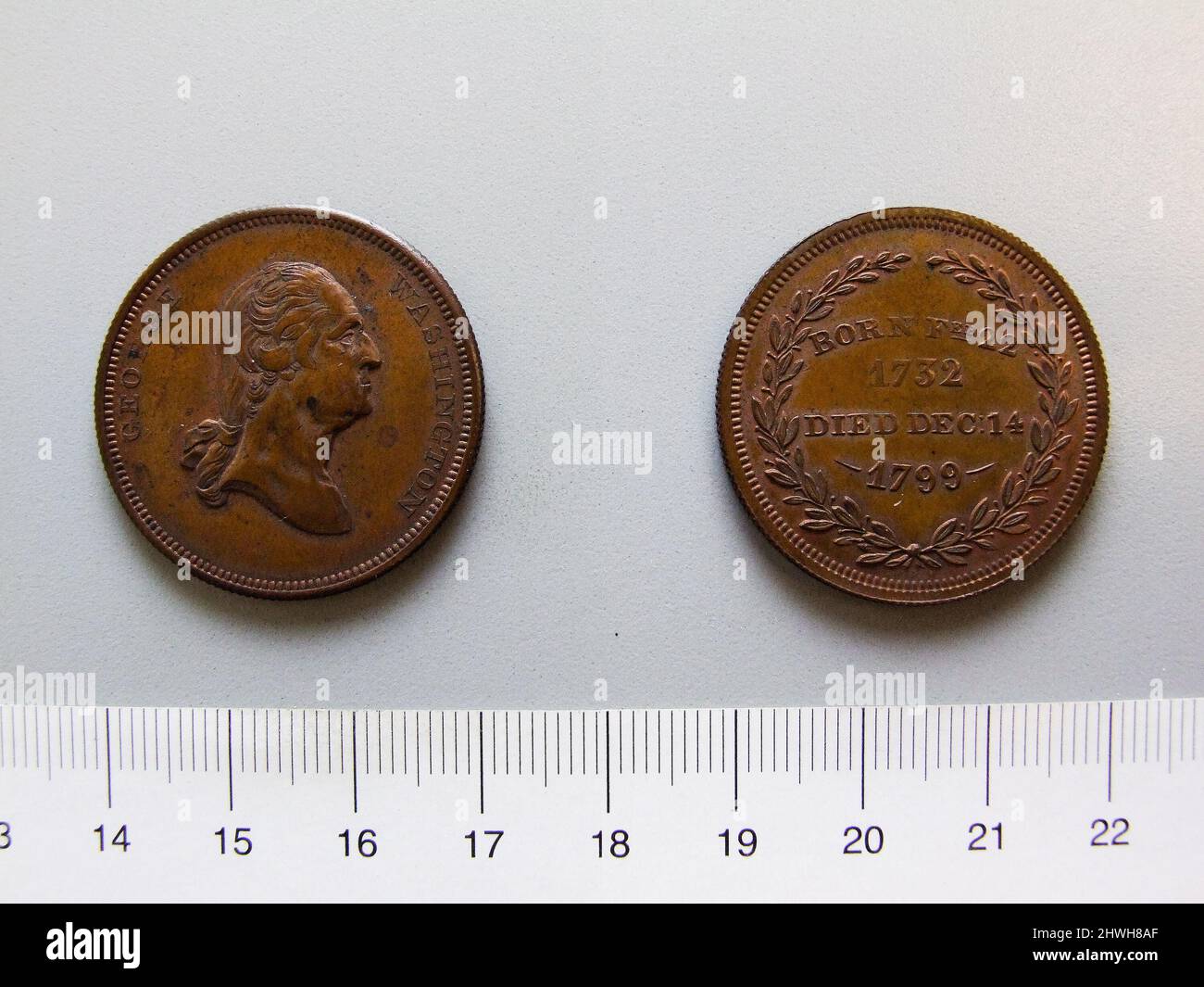 Token of George Washington. Artist: Robert Lovett Sr., American, ca ...