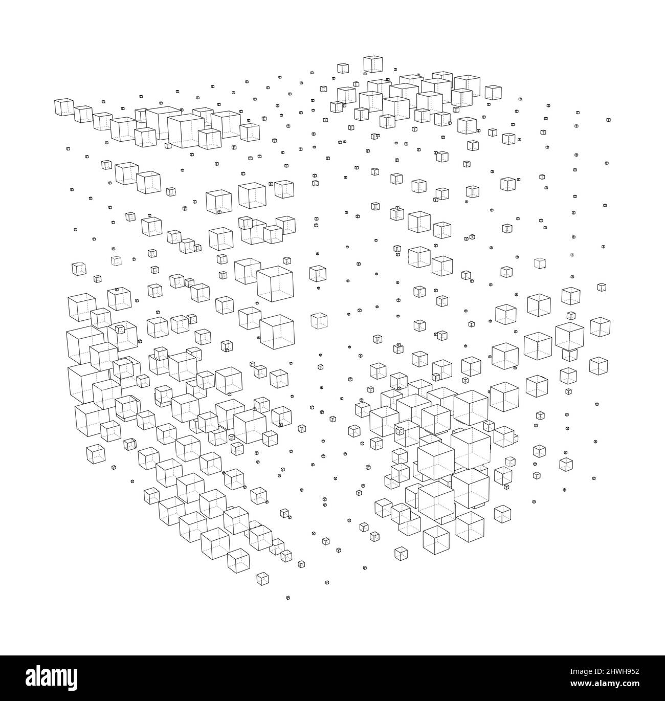 Vector abstract boxes background Stock Vector Image & Art - Alamy