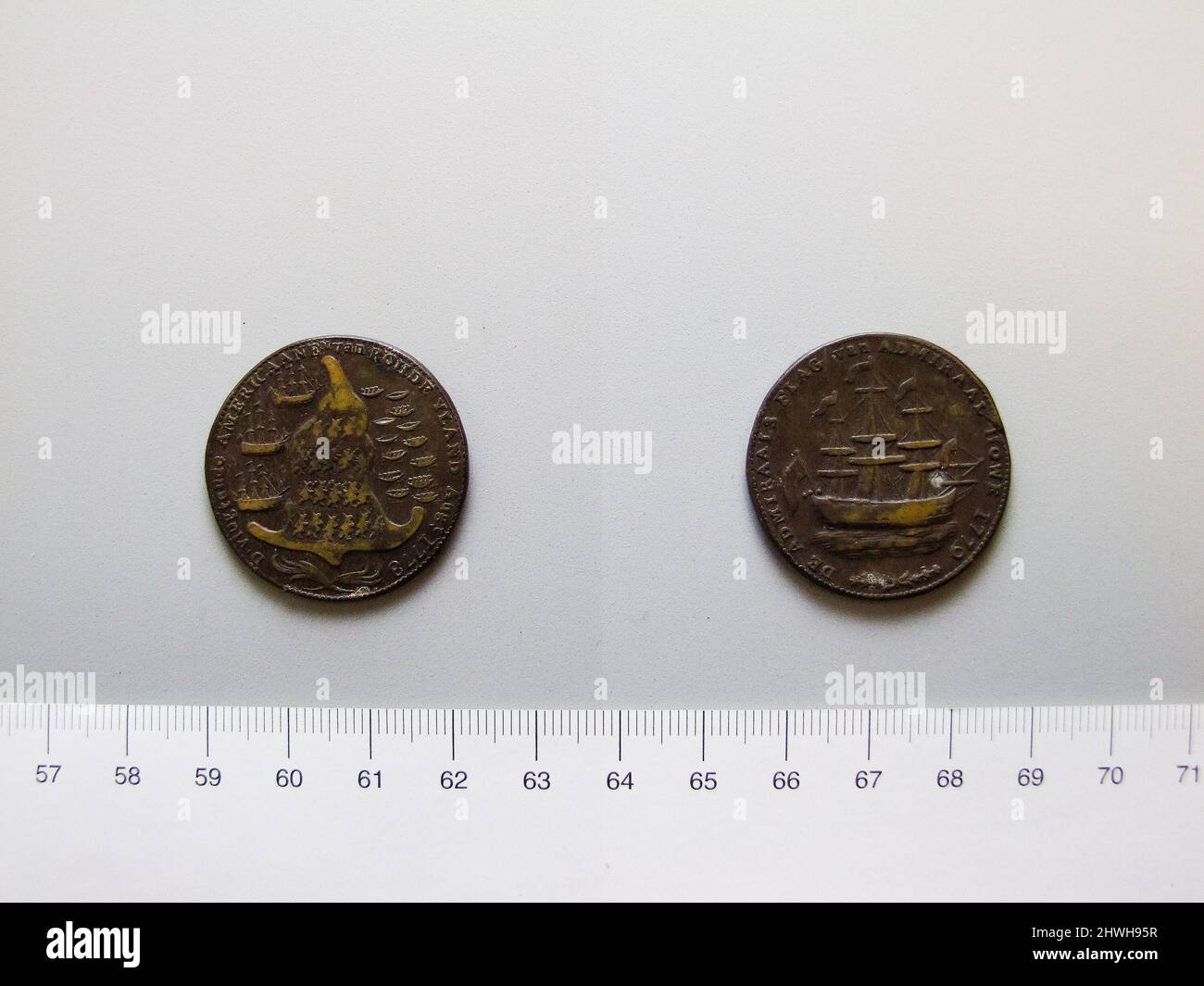 The Rhode Island Medal. Mint: Board of Revenue Artist: Unknown Stock ...