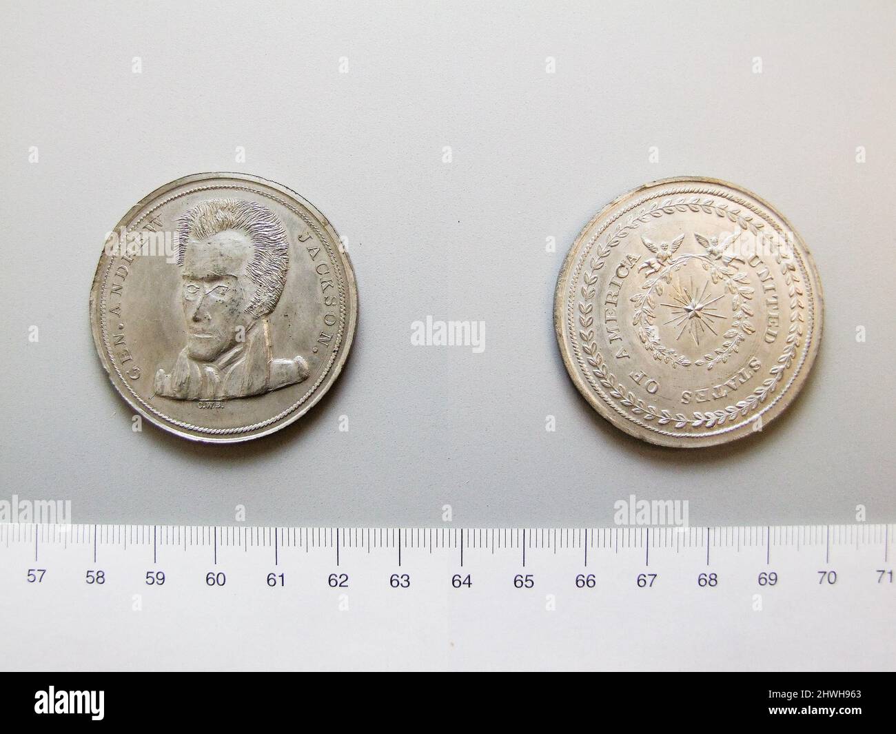 U.S. Medal of Andrew Jackson. Subject: Andrew Jackson, American, 1767 ...