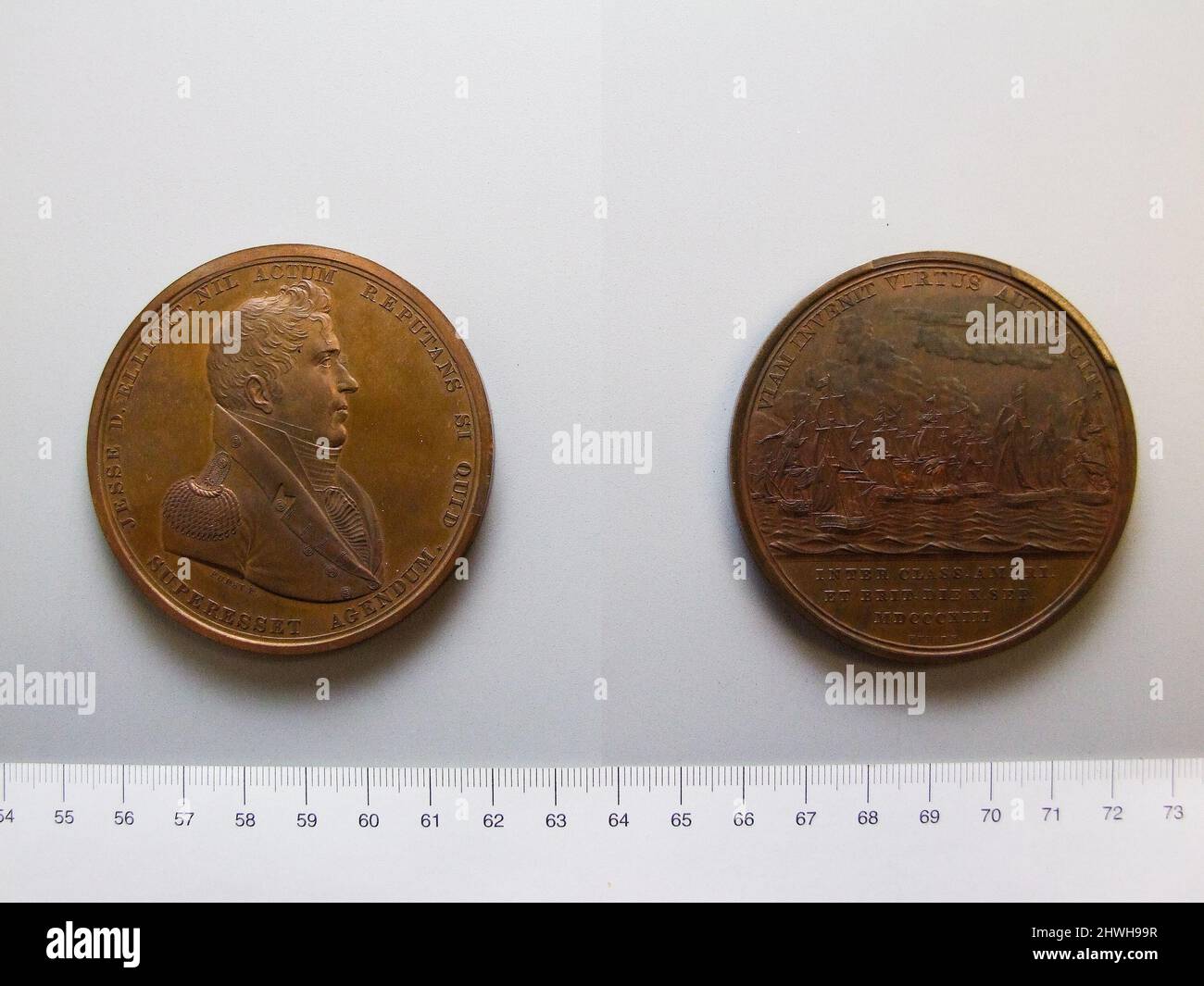 Medal Captain Jesse Duncan Elliot - Victory of Lake Erie. Honorand ...