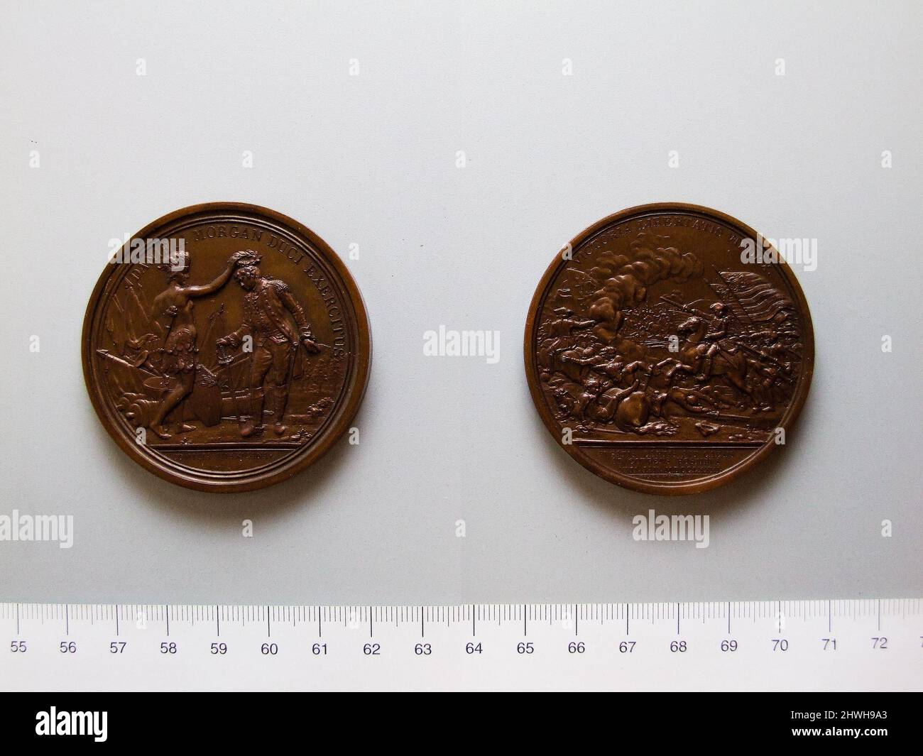 Restrike Medal of Daniel Morgan and the Battle of Cowpens. Mint: Paris ...