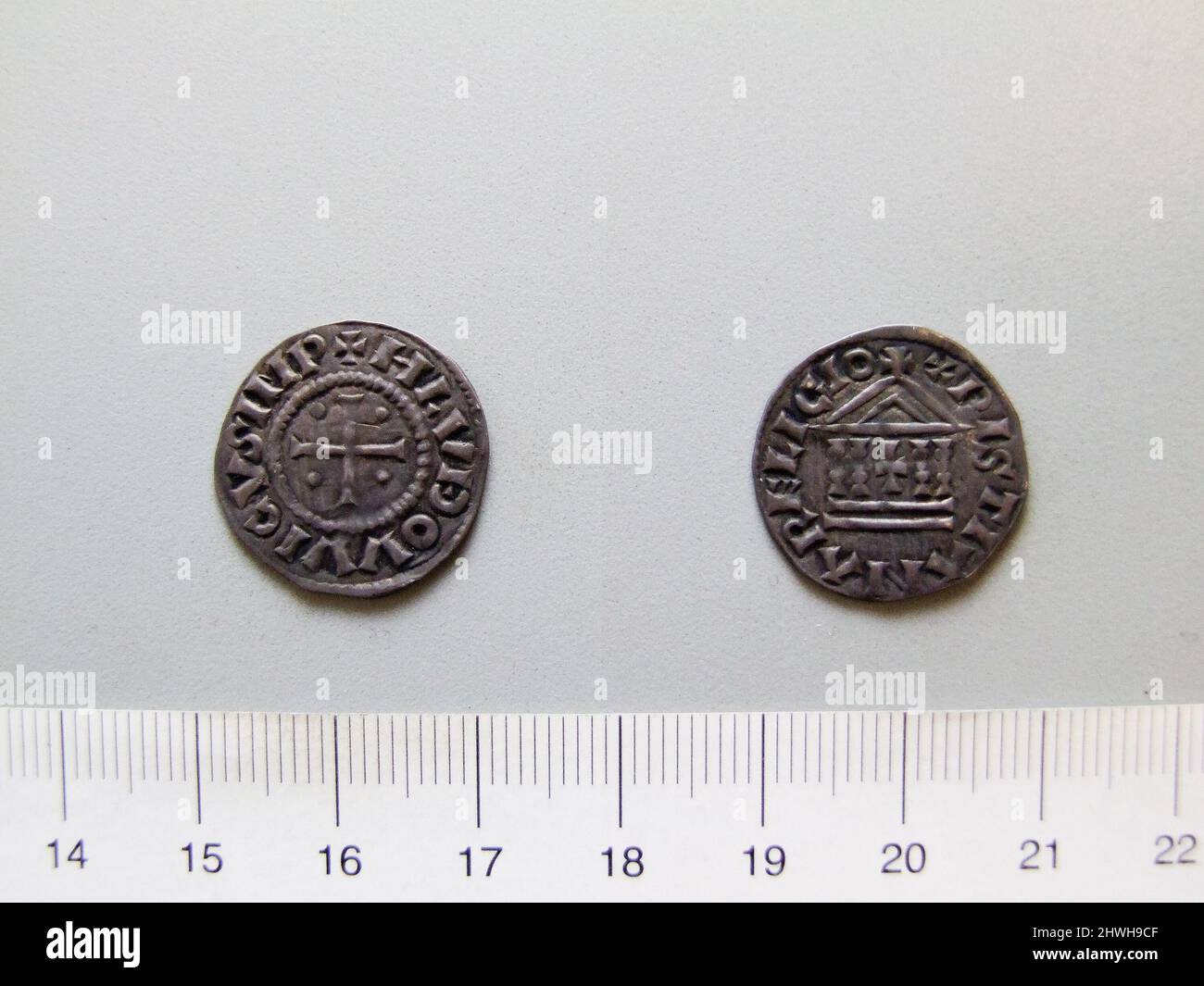 1 Denier of Louis the Pious (Louis I). Ruler: Louis the Pious (Louis I ...