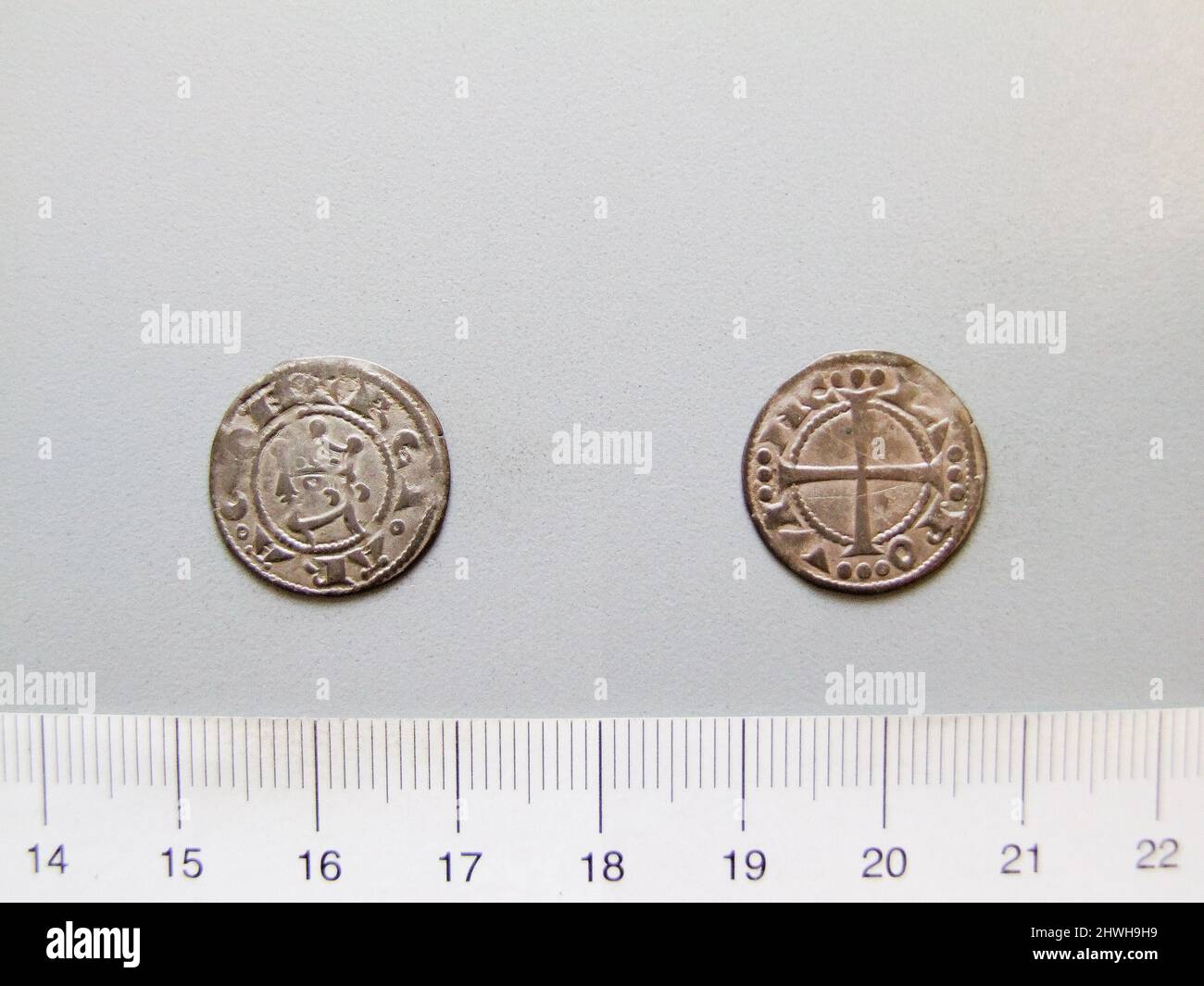 1 Denier of Alfonso II of Aragon from Unknown . Ruler: Alfonso II of ...