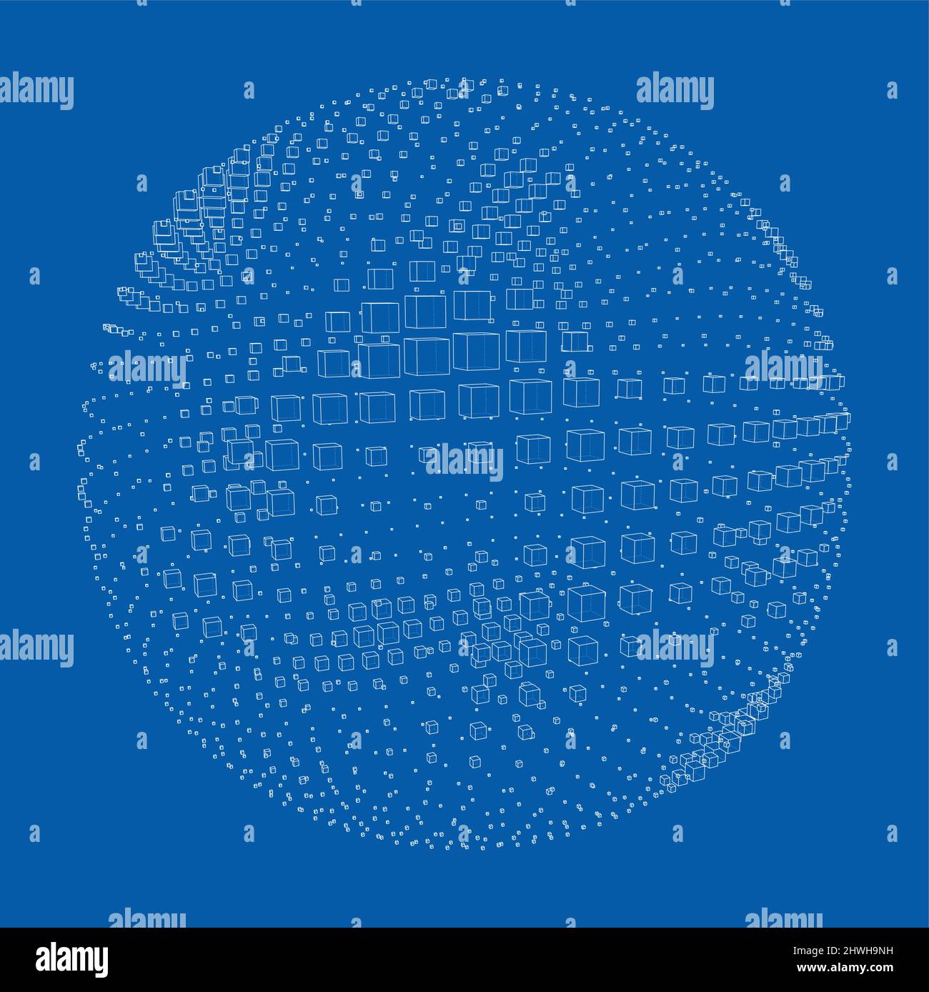 Vector abstract sphere background Stock Vector Image & Art - Alamy