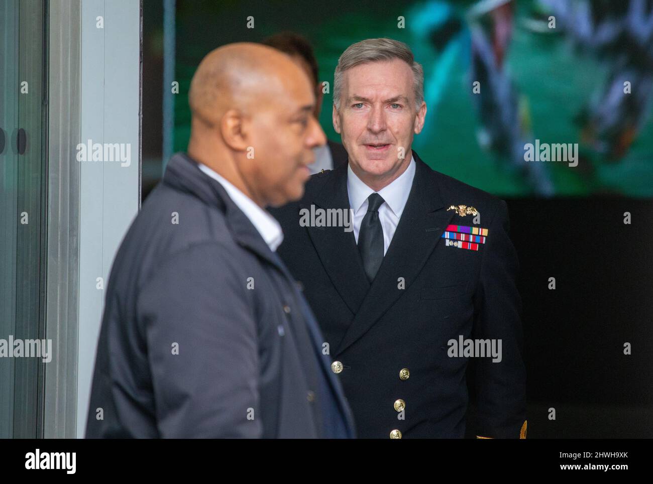London, England, UK. 6th Mar, 2022. Chief of Defence Staff Admiral TONY ...