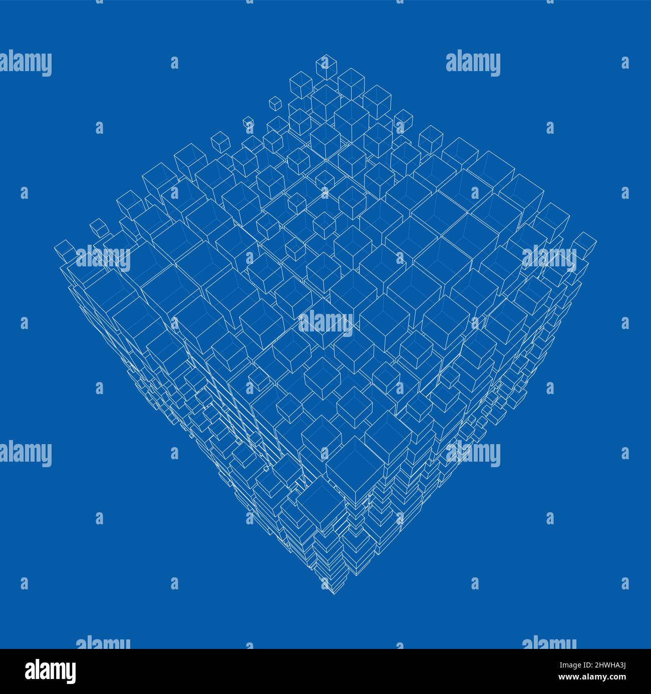 Vector abstract boxes background Stock Vector Image & Art - Alamy