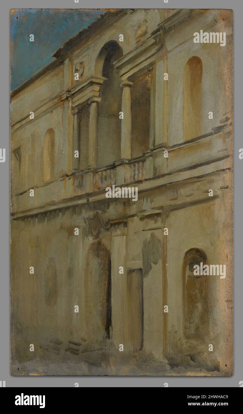 Architectural Study. Artist: Edwin Austin Abbey, American, 1852–1911, M ...