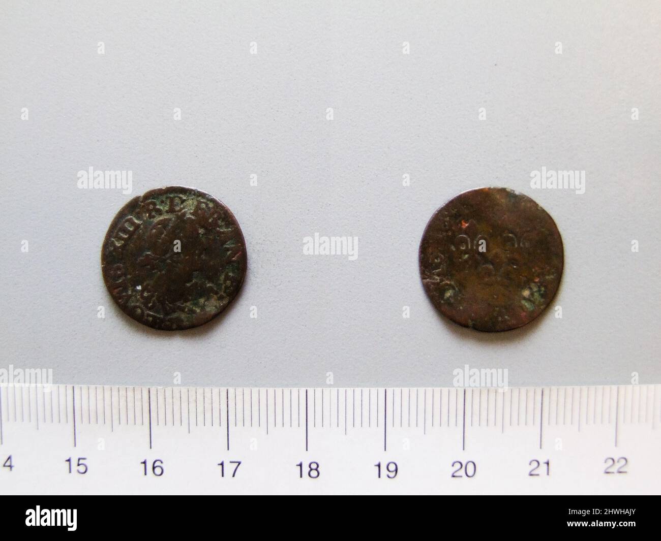 Double Tournois of Louis XIII, King of France. Ruler: Louis XIII, King ...