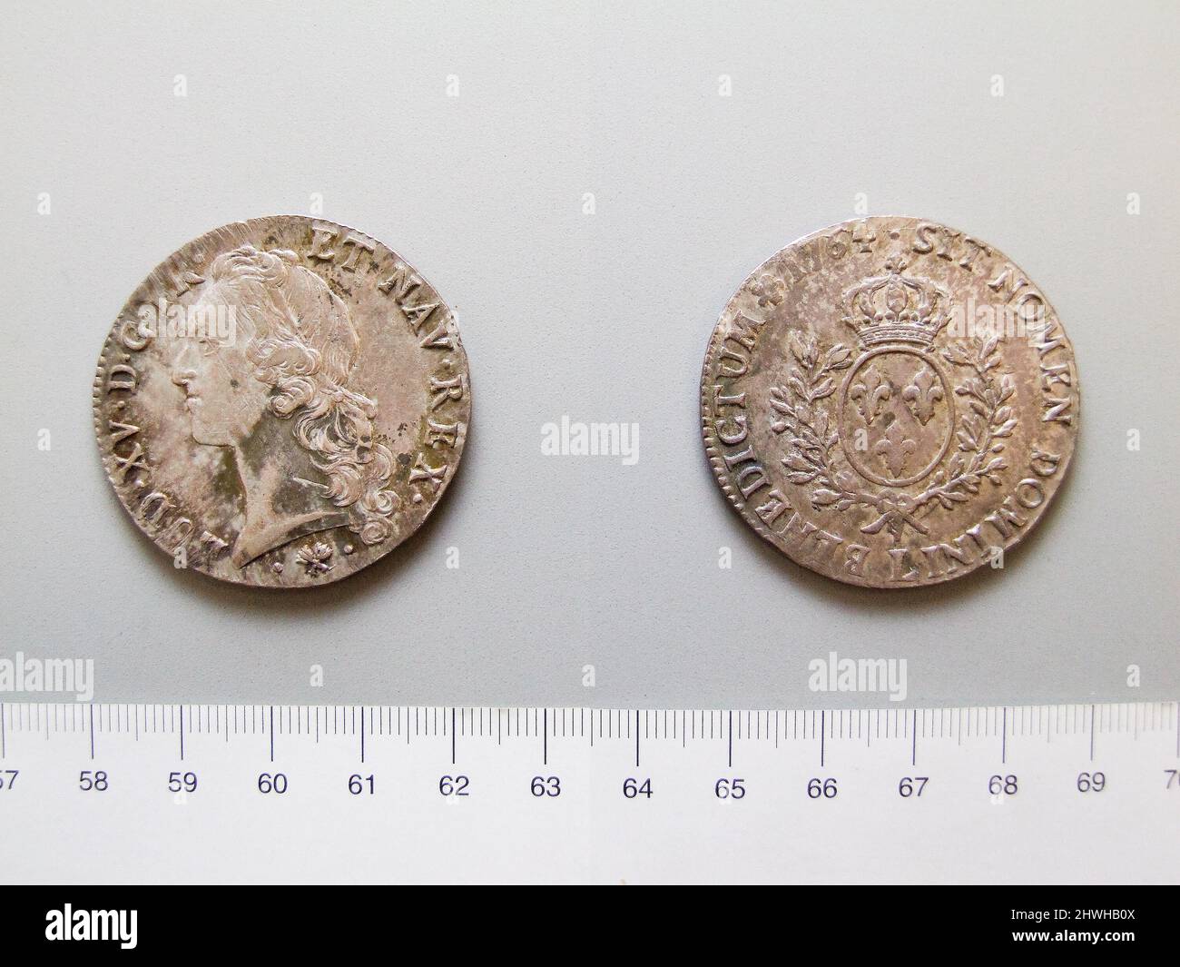 1 Écu of Louis XV, King of France from Bayonne. Ruler: Louis XV, King ...