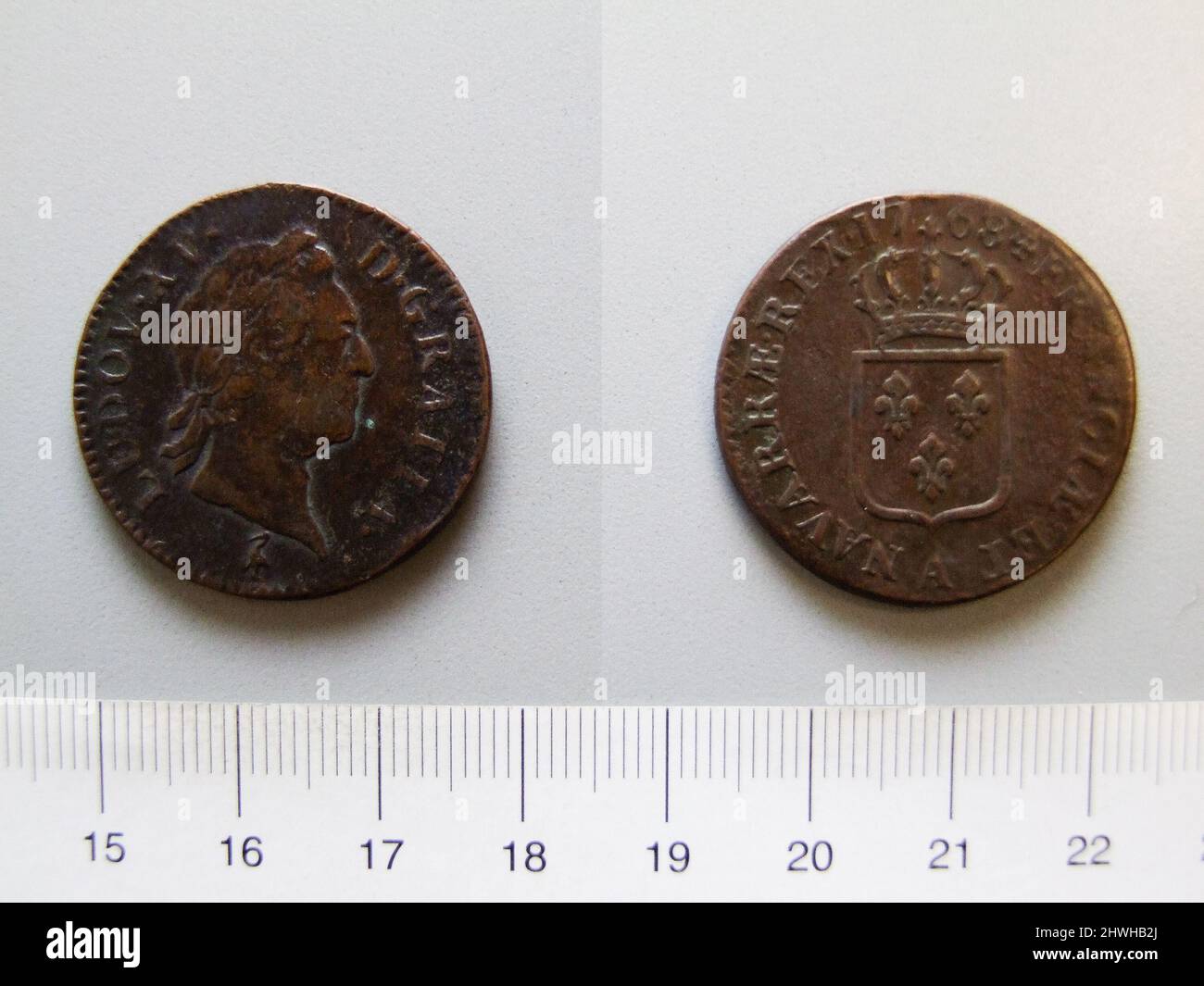 1 Sol of Louis XV, King of France from Paris. Ruler: Louis XV, King of ...