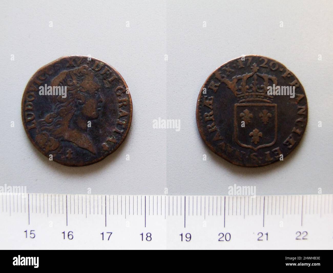 1 Sol of Louis XV, King of France from Reims. Ruler: Louis XV, King of ...