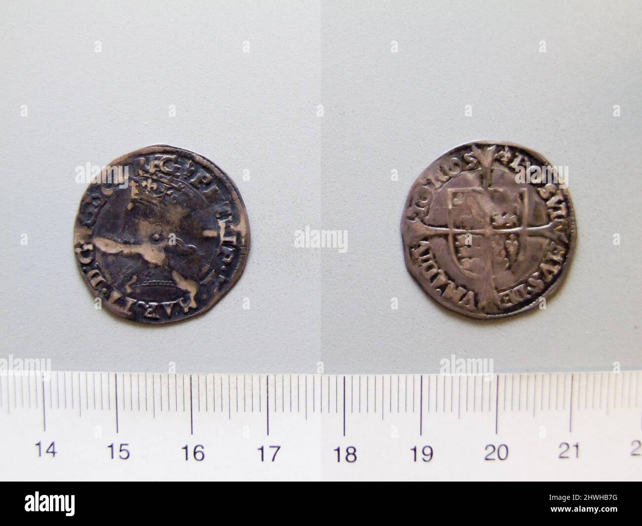 1 Groat of King Philip; Mary I, Queen of England 1553 1558. Ruler: King ...