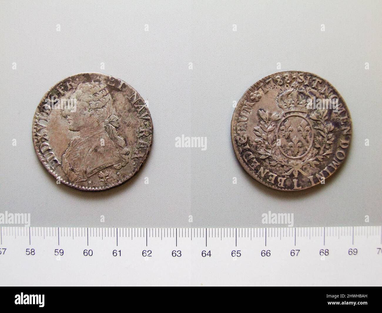 1 Écu of Louis XVI, King of France from Bayonne. Ruler: Louis XVI, King ...