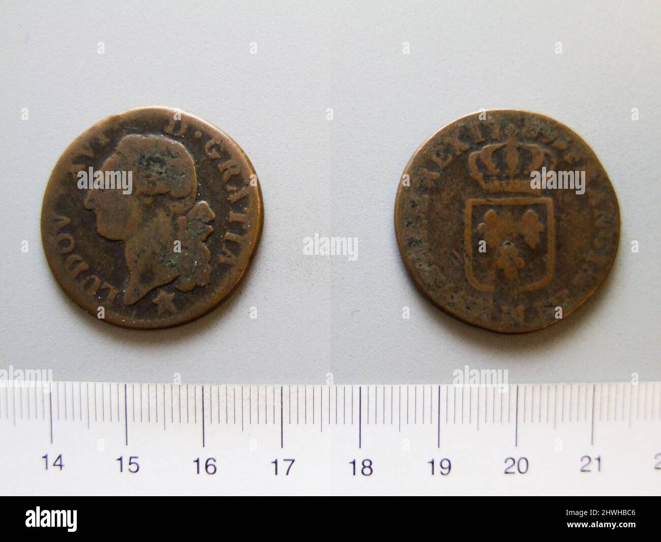 1 Sol of Louis XVI, King of France from Lille. Ruler: Louis XVI, King ...