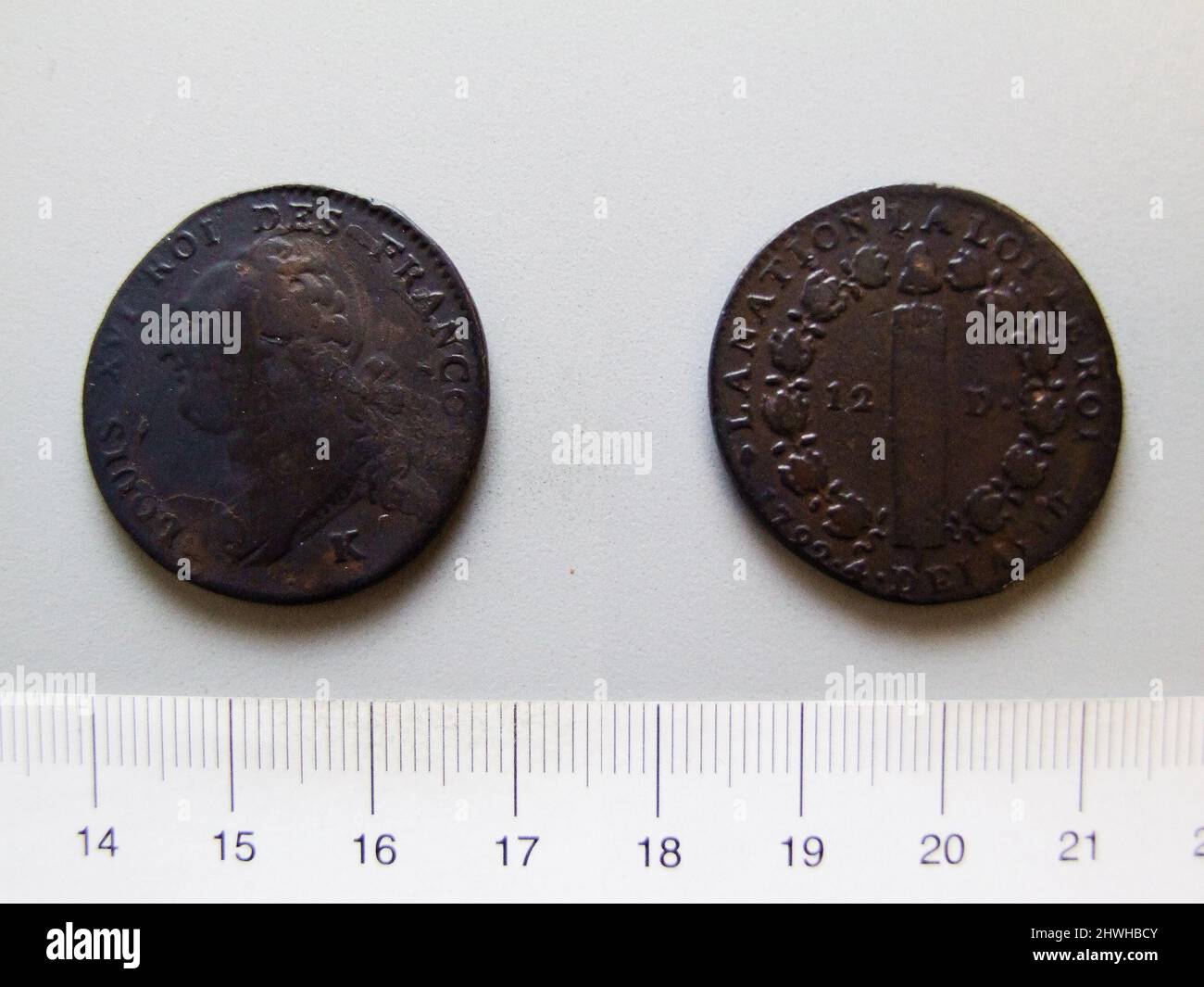 1 Sol of Louis XVI, King of France from Bordeaux. Ruler: Louis XVI ...