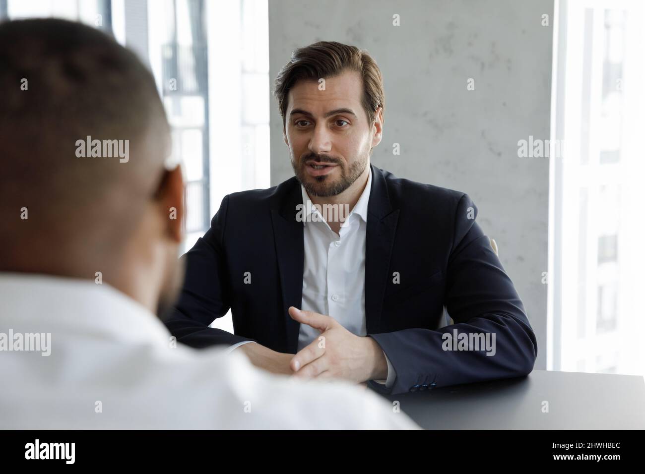Passing interview hi-res stock photography and images - Alamy