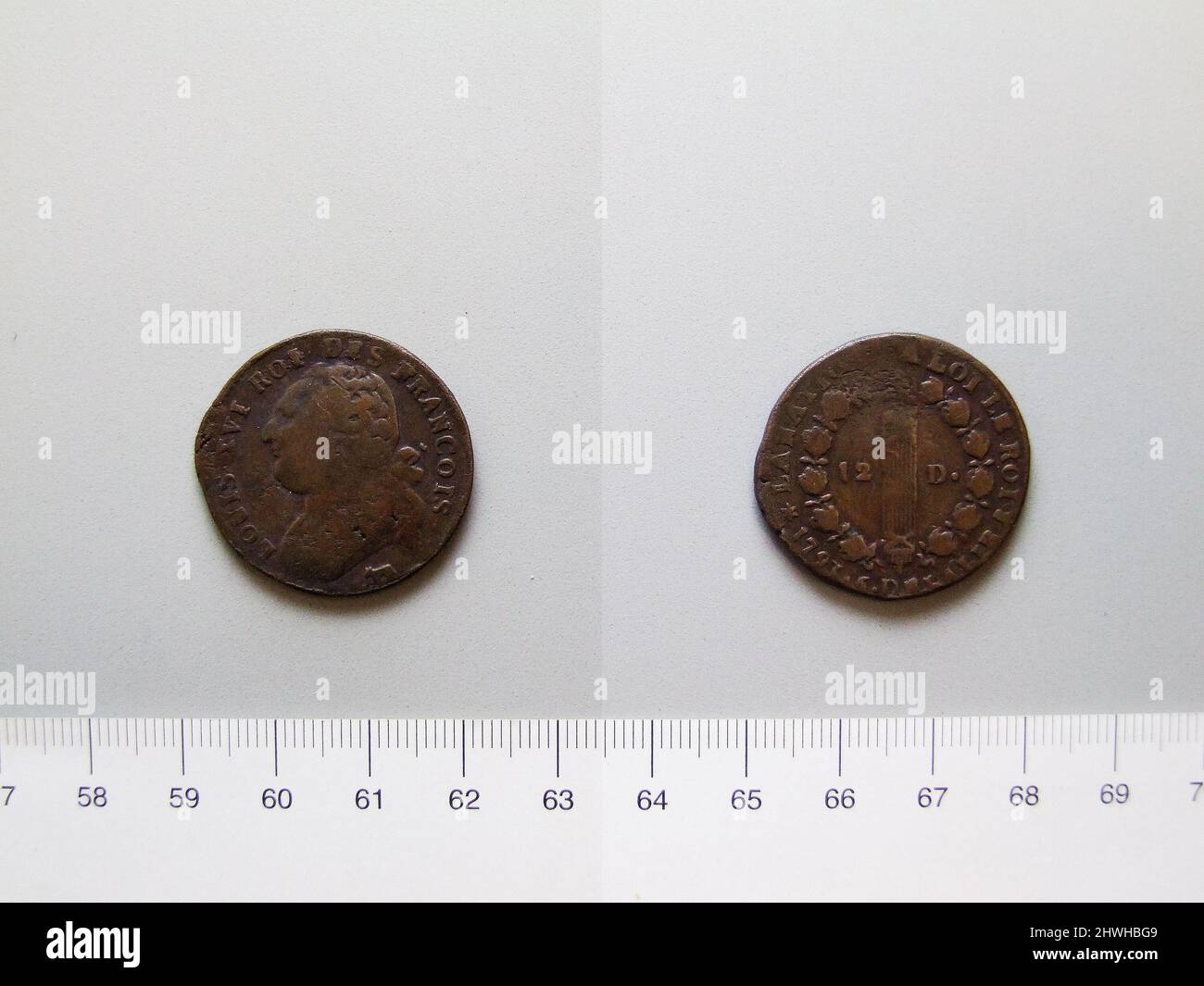 1 Sol of Louis XVI, King of France from Unknown . Ruler: Louis XVI ...