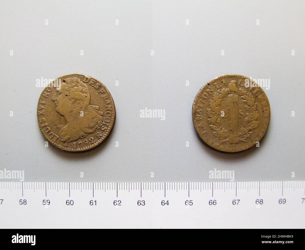 Double Sol of Louis XVI, King of France from Orléans. Ruler: Louis XVI ...