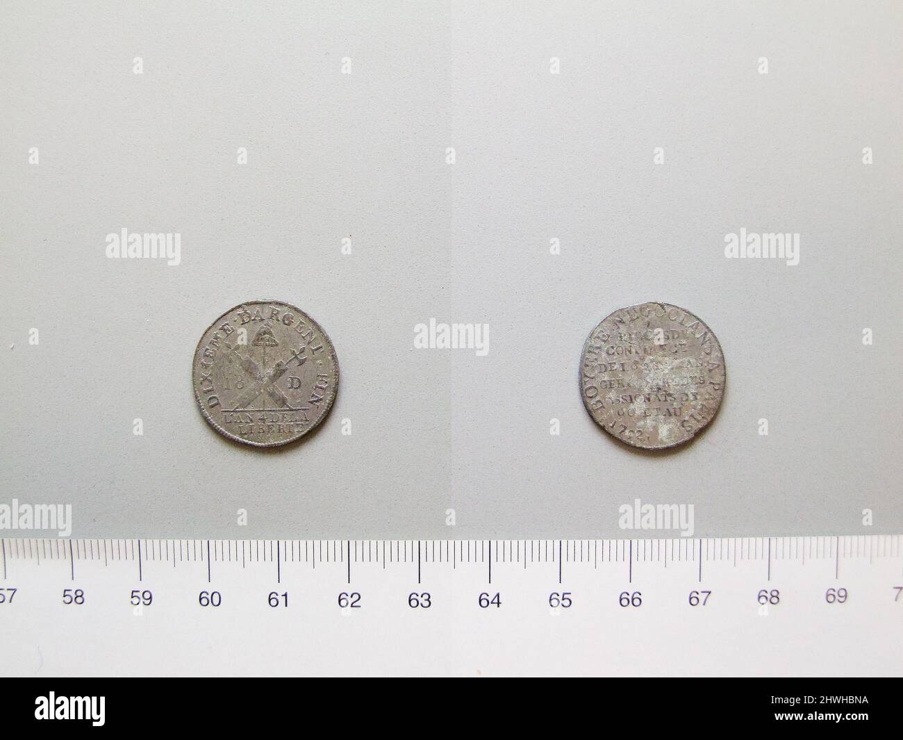 18 Deniers Token of the French Revolution from Paris. Mint: Paris ...