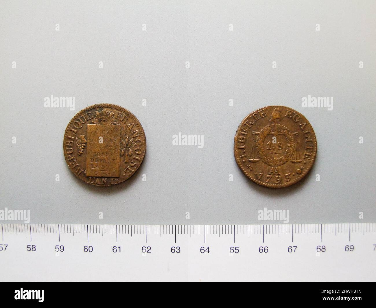 1 Sol from Metz. Mint: Metz Artist: Unknown Engraver: Augustin Dupré ...