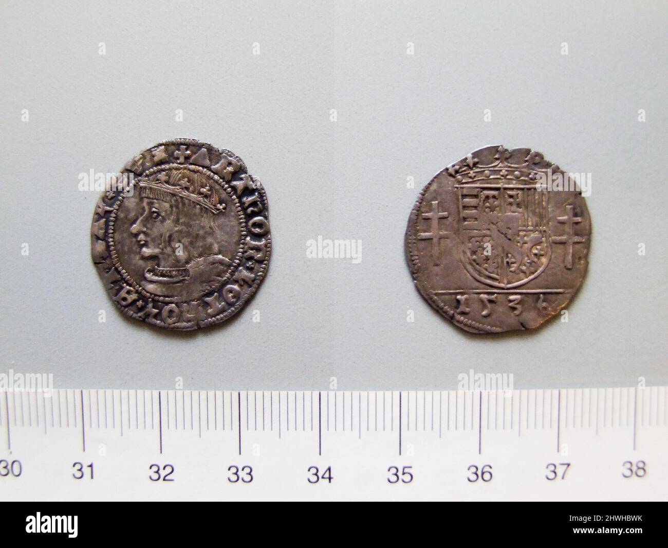 1/4 Teston of Anton, Duke of Lorraine from Nancy. Ruler: Anton, Duke of ...