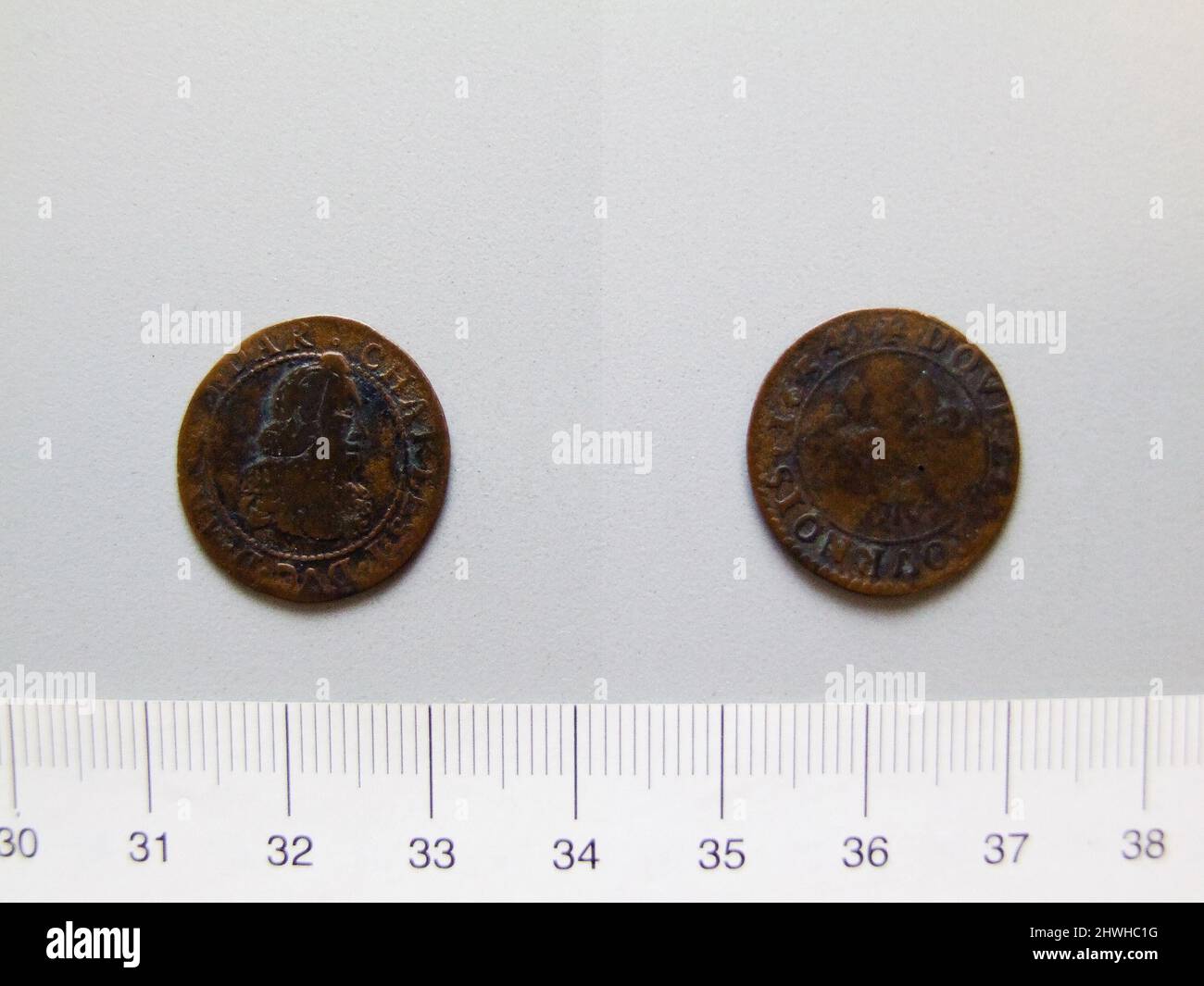 Double Tournois of Charles Gonzaga from Nevers. Ruler: Charles Gonzaga ...